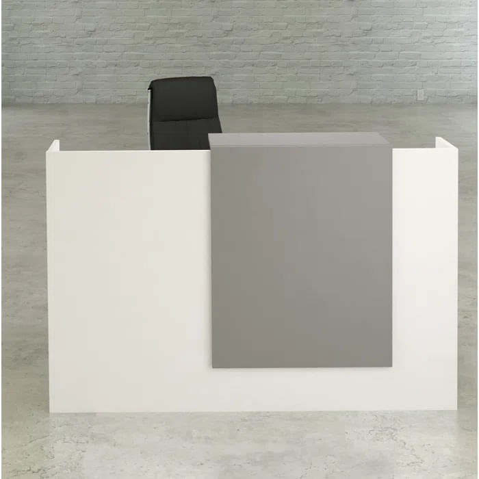 Counter de Recepción Moderno Plomo 160cm