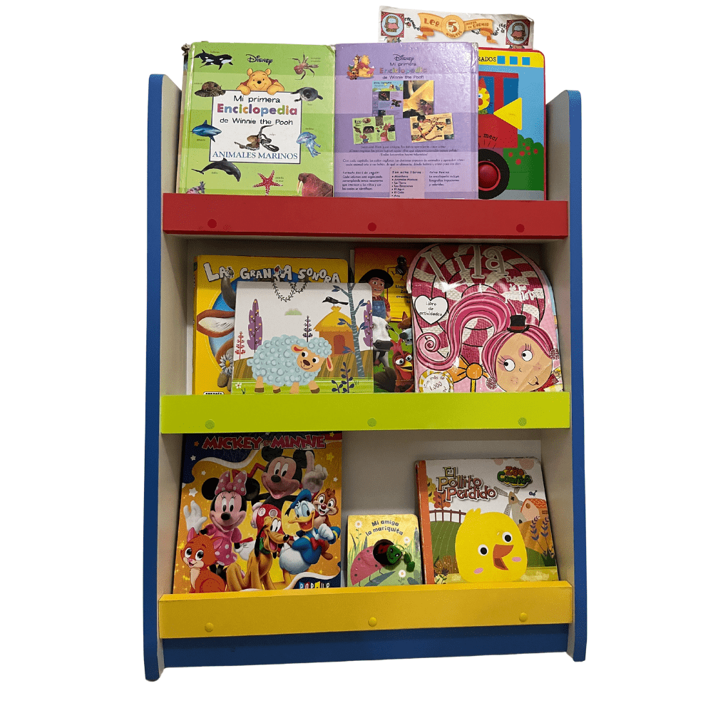 Librero Infantil Moderno de Melamina